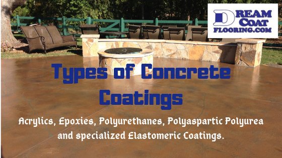 Describing The Types of Concrete Coatings - Sooper Articles
